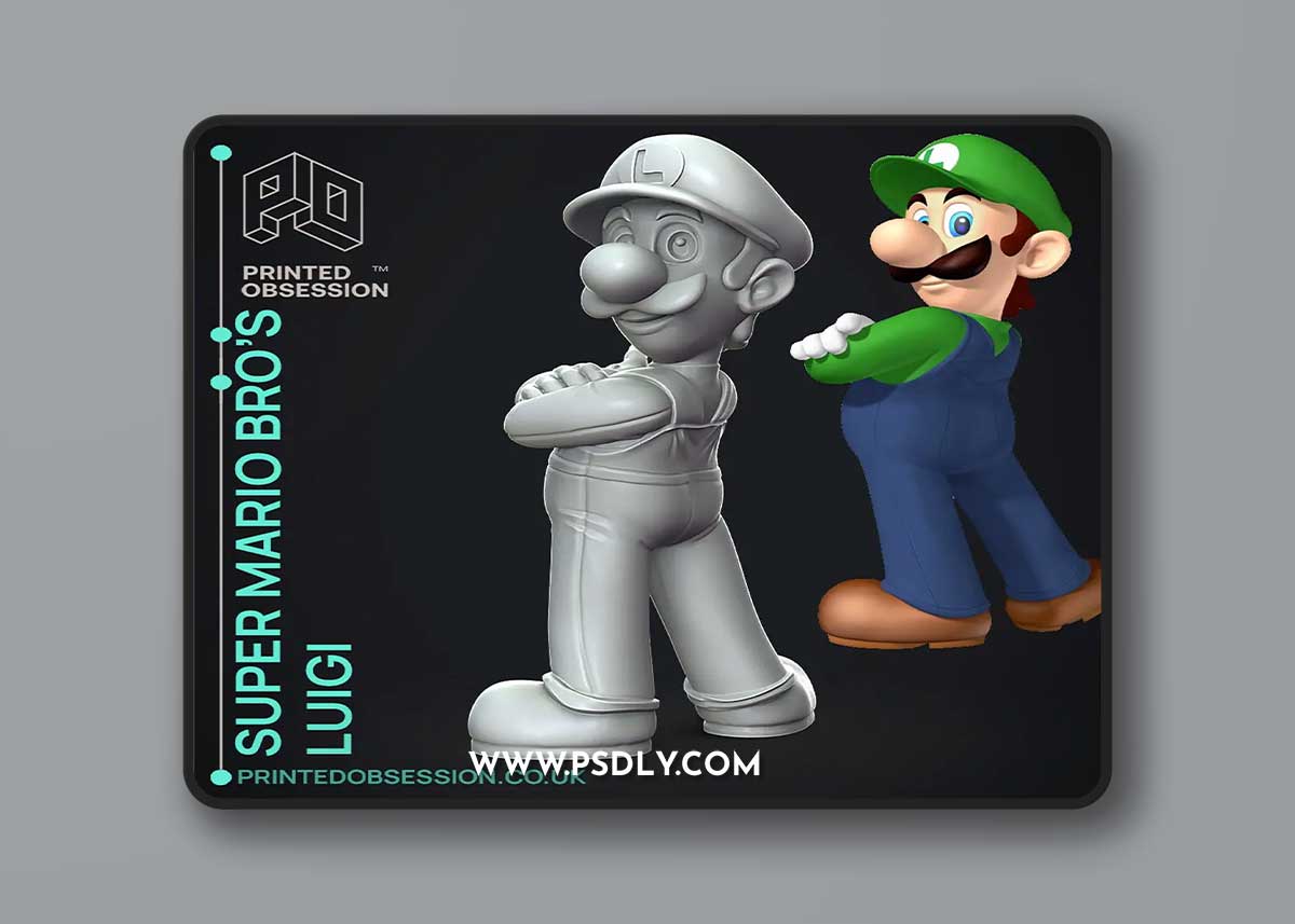 Luigi - Super Mario Bros – 3D Print Model