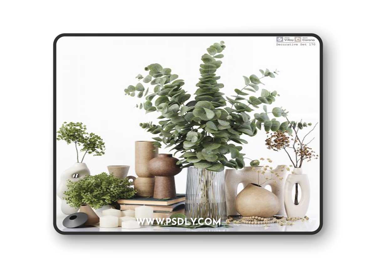 Decorative Set 170 3D Model