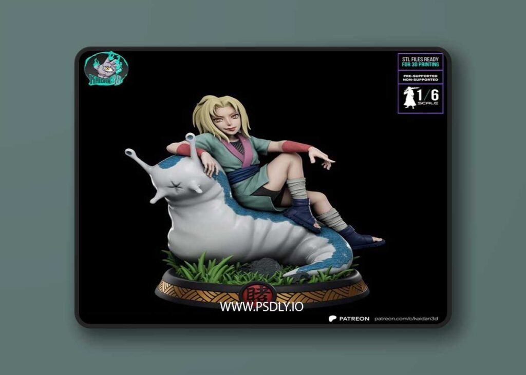 Young Tsunade NARUTO – 3D Print Model STL